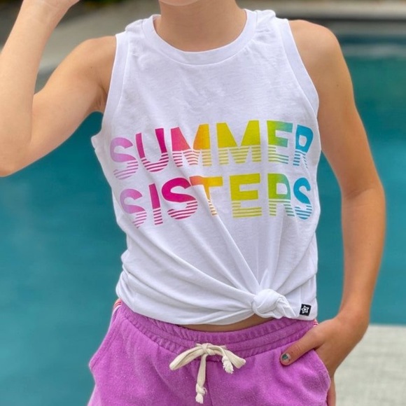 Pixie Lane | Shirts & Tops | Nwt Pixie Lane Summer Sisters Tank | Poshmark